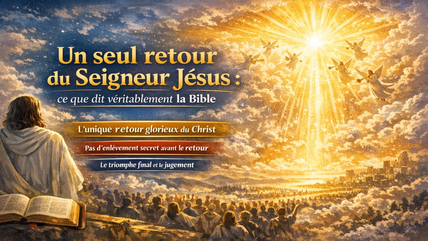 Un seul retour du Seigneur Jésus : ce que dit véritablement la Bible ...